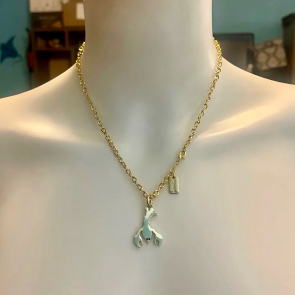 Coach | Jewelry | Coach Nautical Gold Lobster Pendant 8k925 Sterling ...